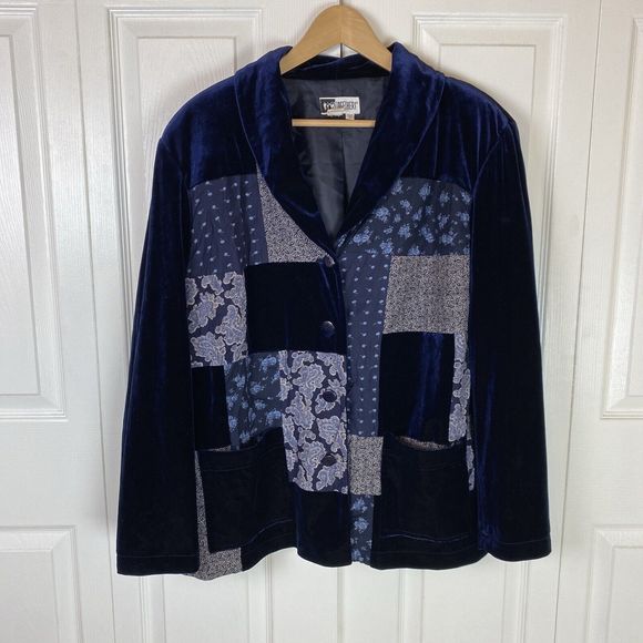 Together! | Jackets & Coats | Together 2x Blazer Jacket Velvet ...